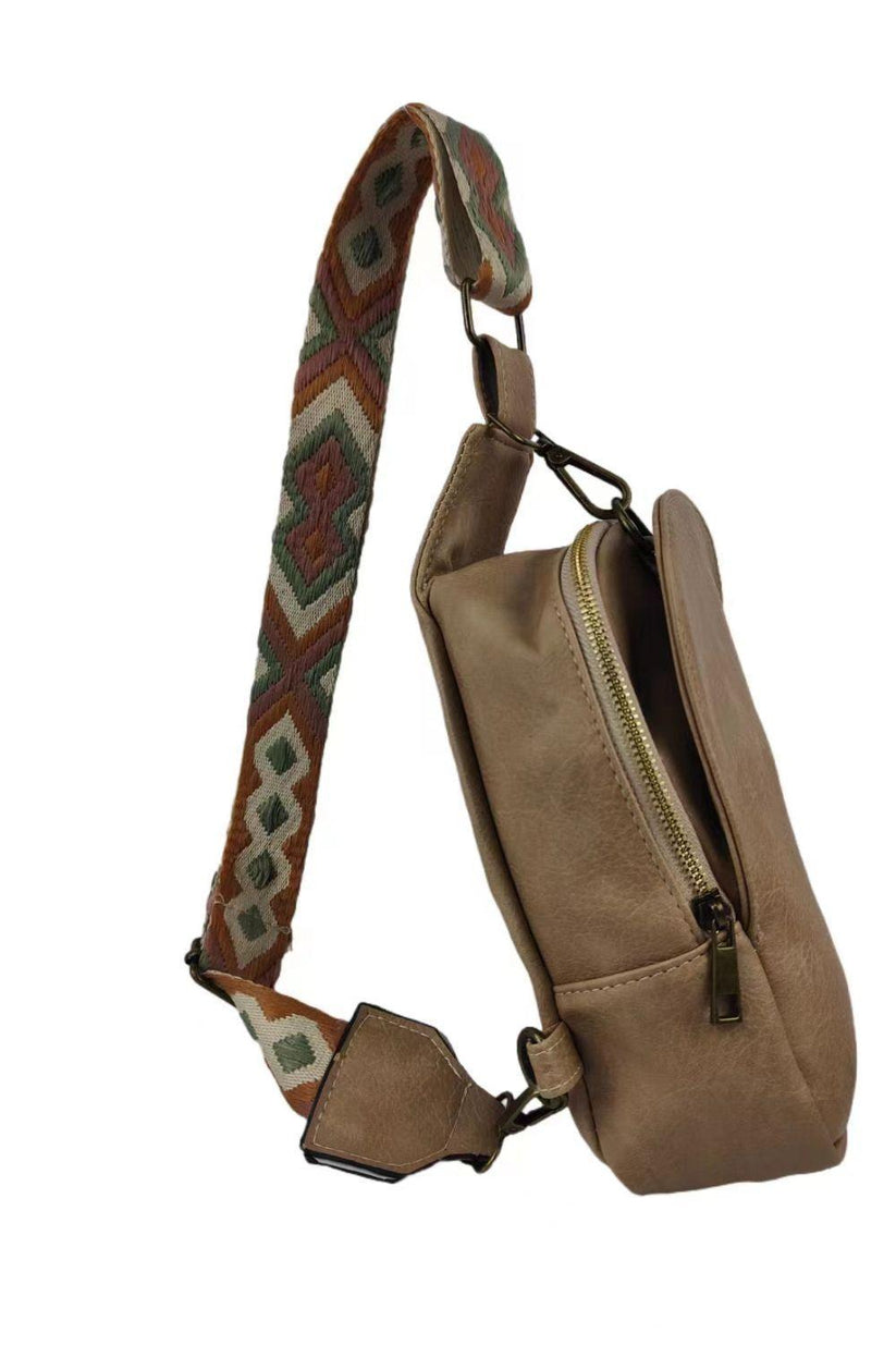 Contemporary Printed Strap Sling Bag – MXStudio